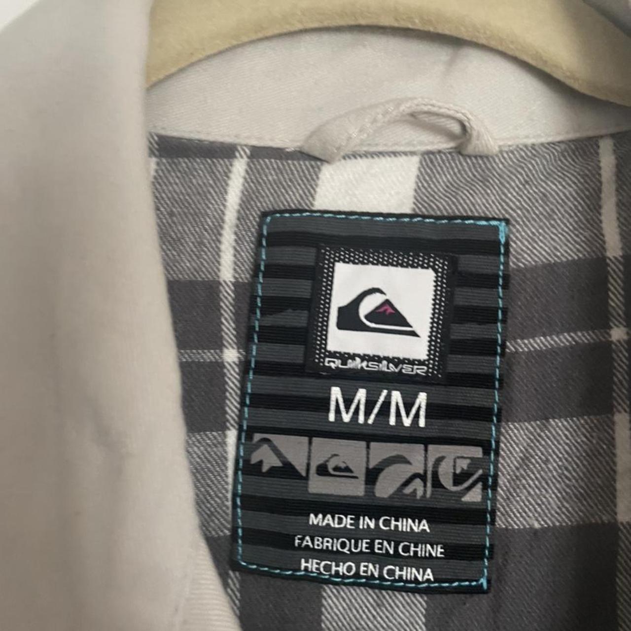 Quicksilver jacket! Grey and size M! Super cute just... - Depop