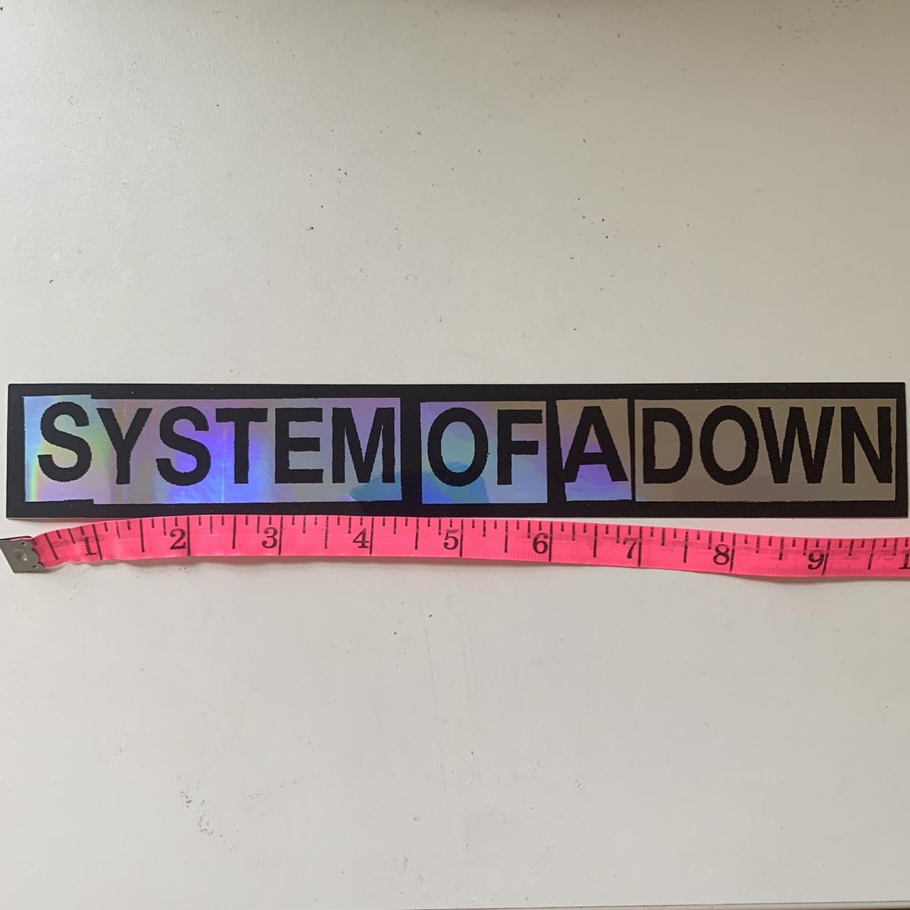 System Of A Down sticker from 2000 Sno-Core Tour... - Depop