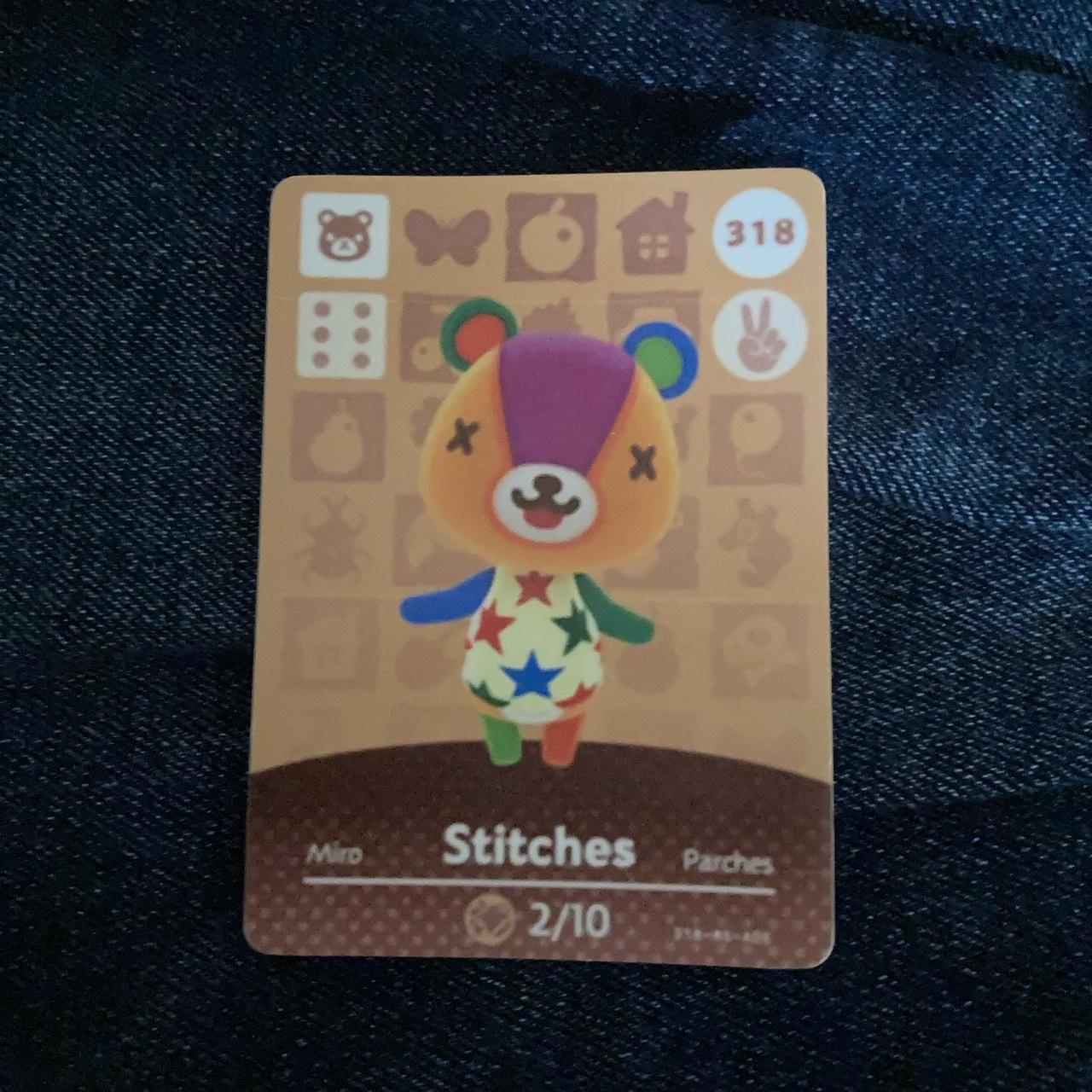 Animal crossing stitches amiibo card -custom made... - Depop