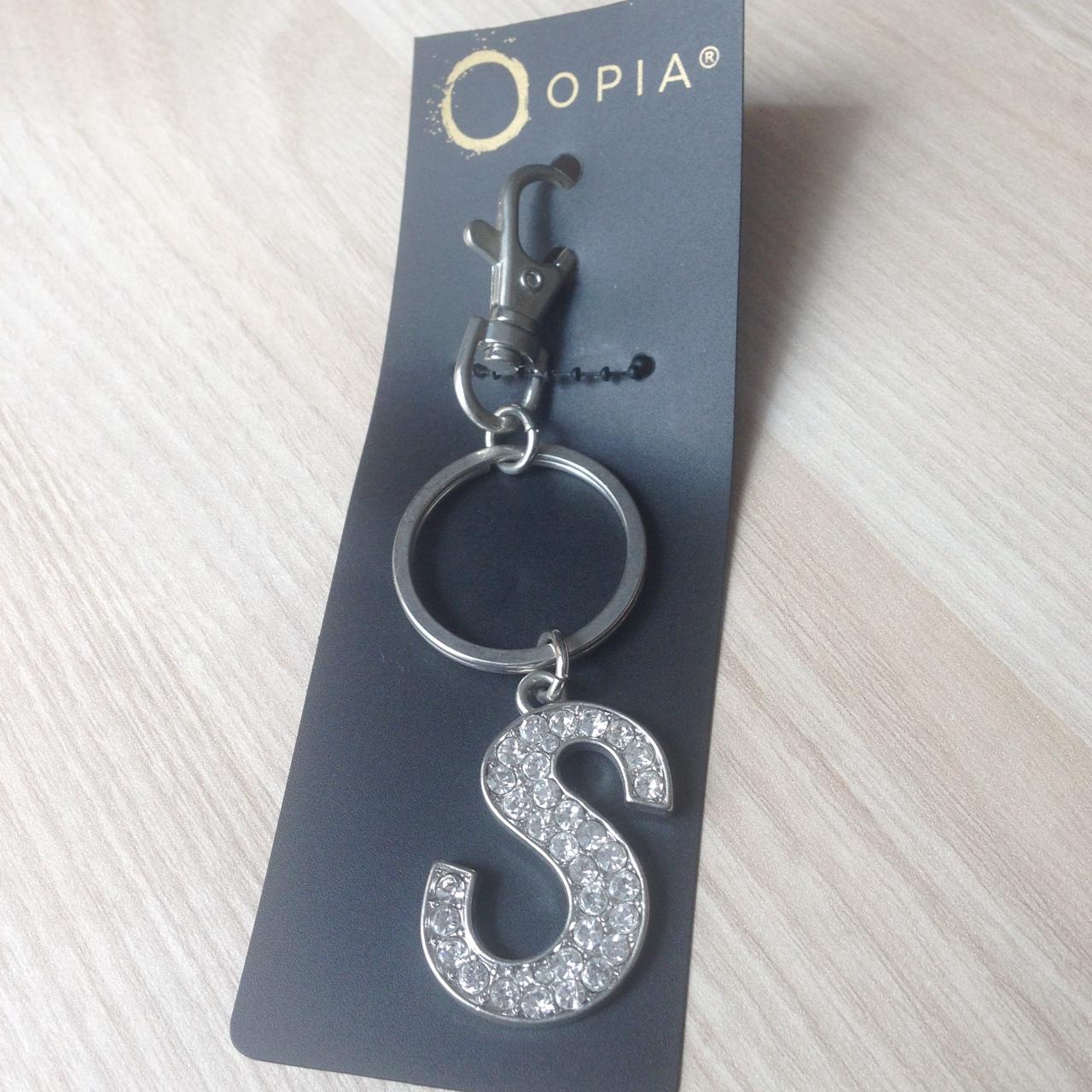 Silver S key ring. Brand new. - Depop