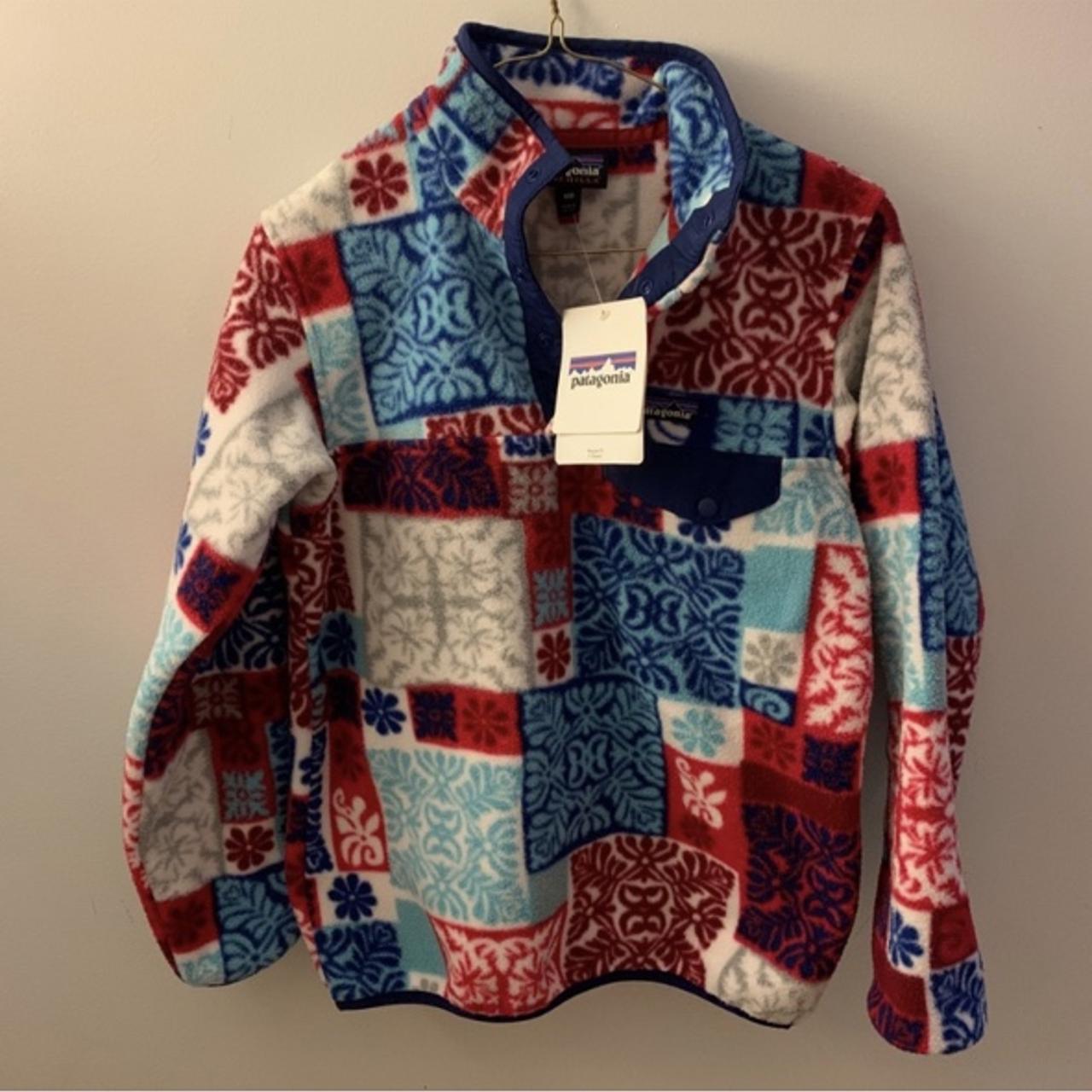 patagonia synchilla. patchwork pattern. new with... - Depop