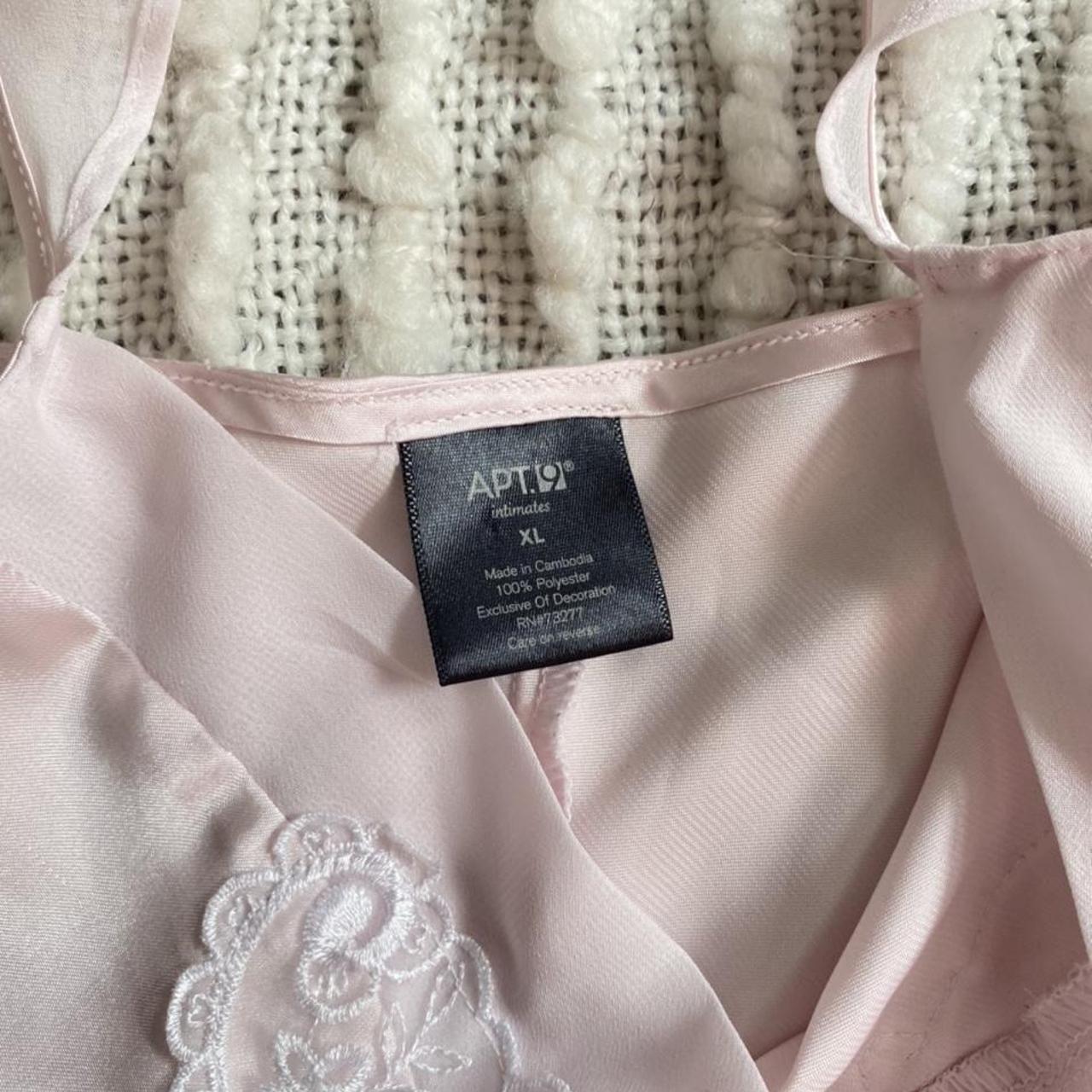 Apt. 9 Women's Pink and White Nightwear | Depop