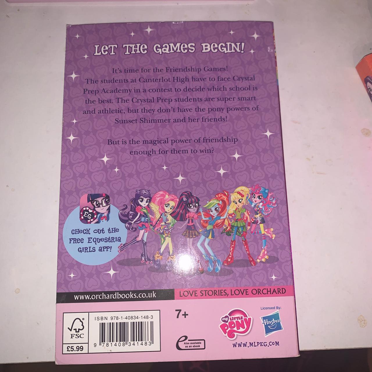 My little pony equestria girls friendship games book... - Depop