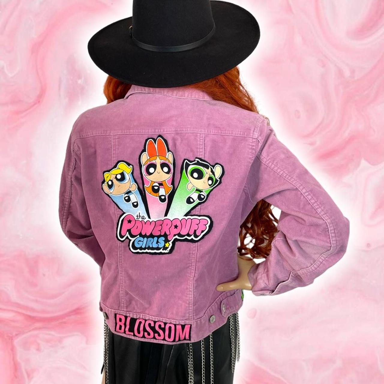 Powerpuff Girls Pink Corduroy Jacket (Womens size-... - Depop