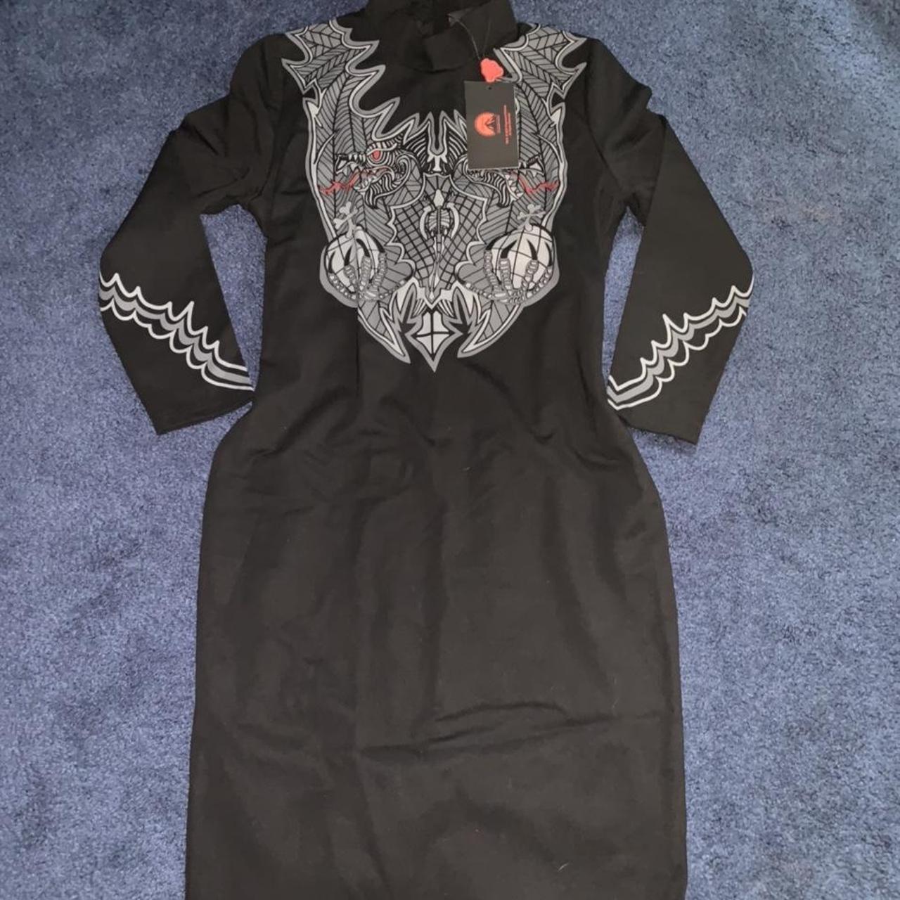 La Femme En Noir Hessian Dress BNWT SIZE L #LFEN... - Depop