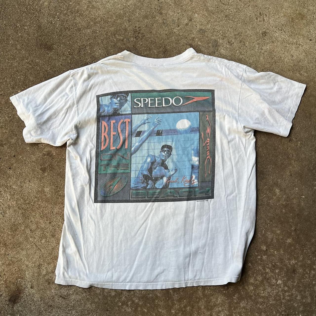 vintage 1995 Speedo Beach Swimming Promo... - Depop