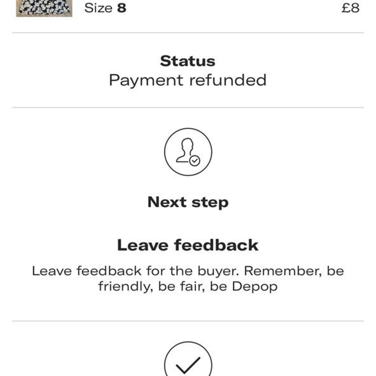 Refund pic - Depop