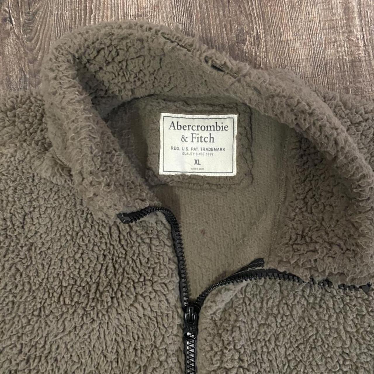 Abercrombie & Fitch Zip-up Fleece Size XL Super... - Depop