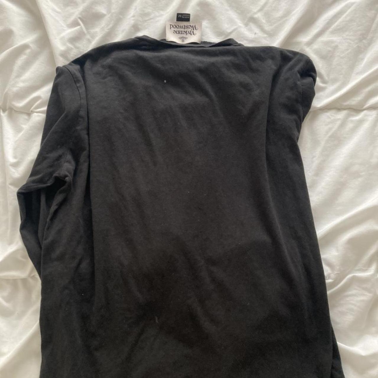 Vivienne Westwood long sleeve black mens T in size... - Depop