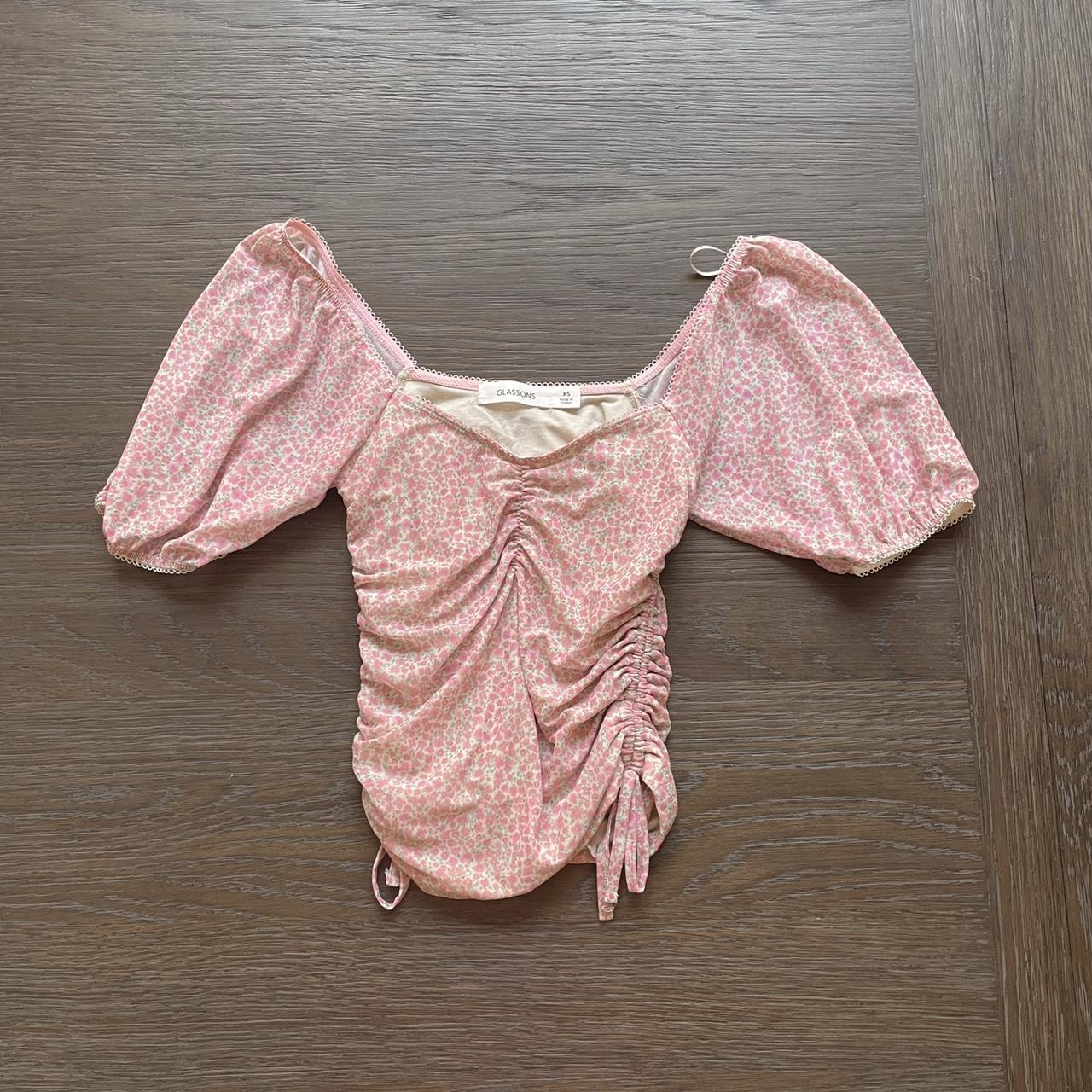 Glassons Women's Pink Blouse | Depop