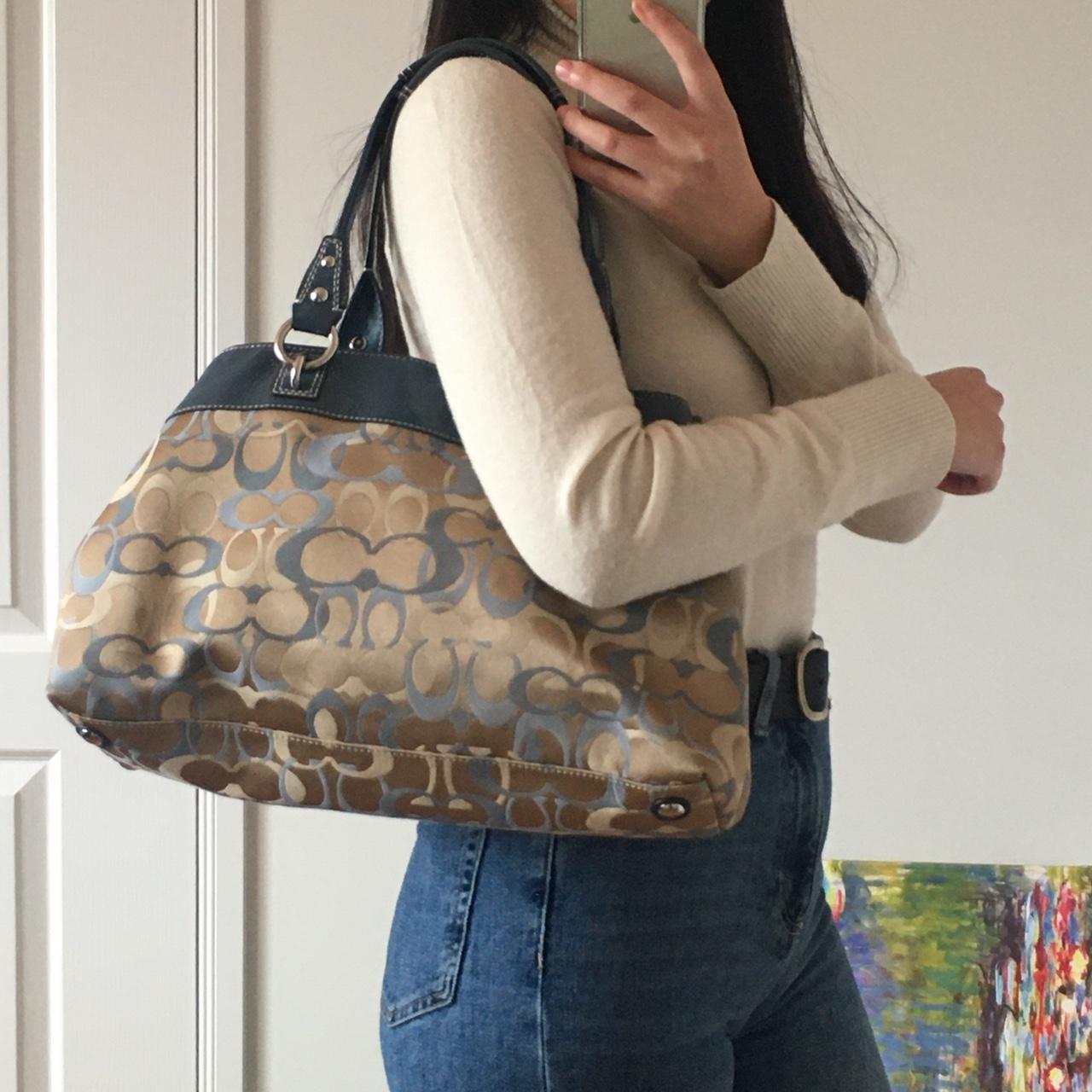 🌎 genuine vintage coach monogram bag m1176-19779e... - Depop