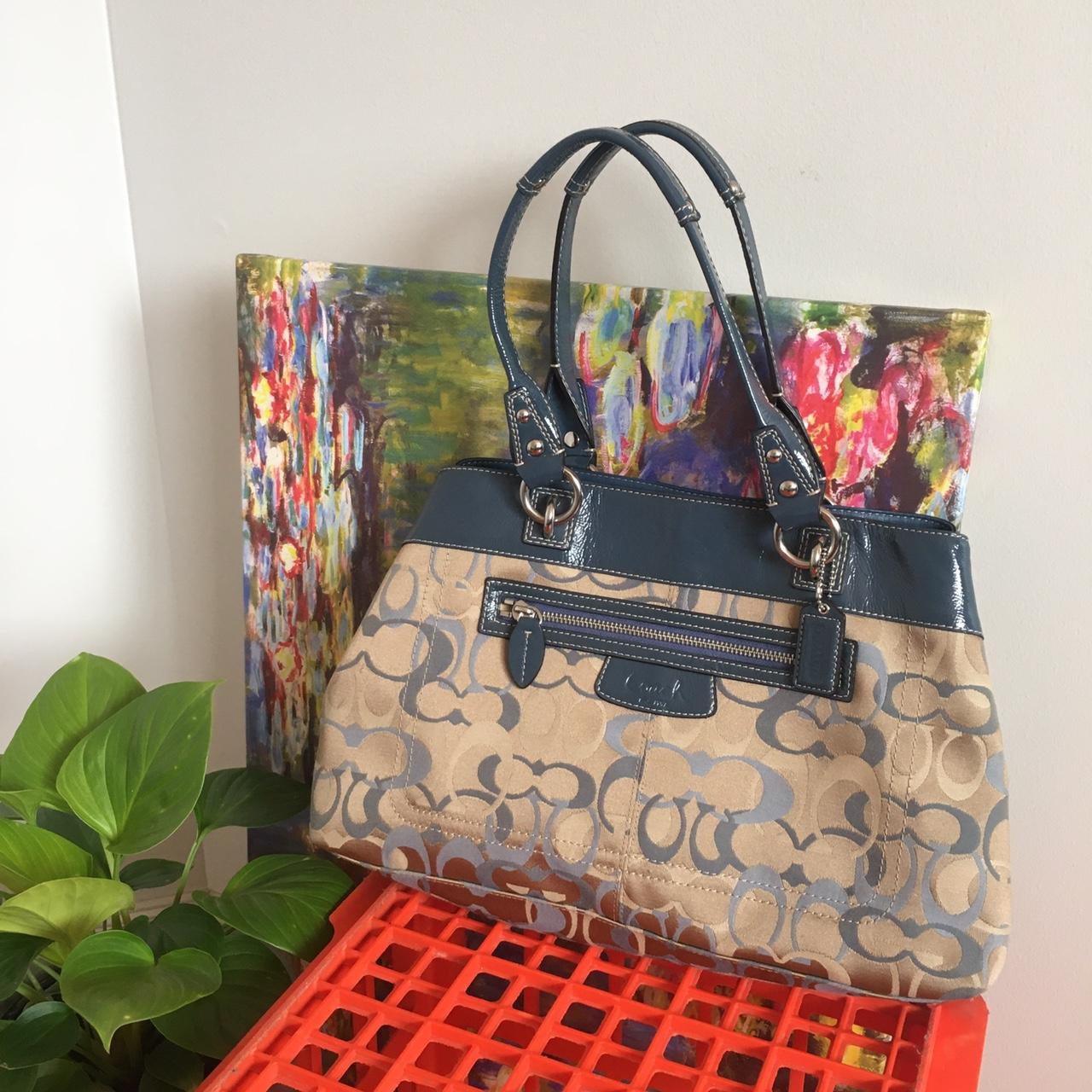 🌎 genuine vintage coach monogram bag m1176-19779e... - Depop