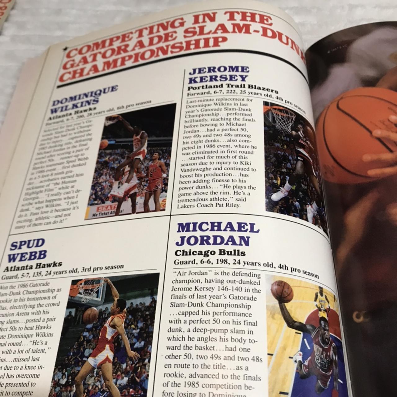 #vintage 1988 nba chicago all star game magazine... - Depop