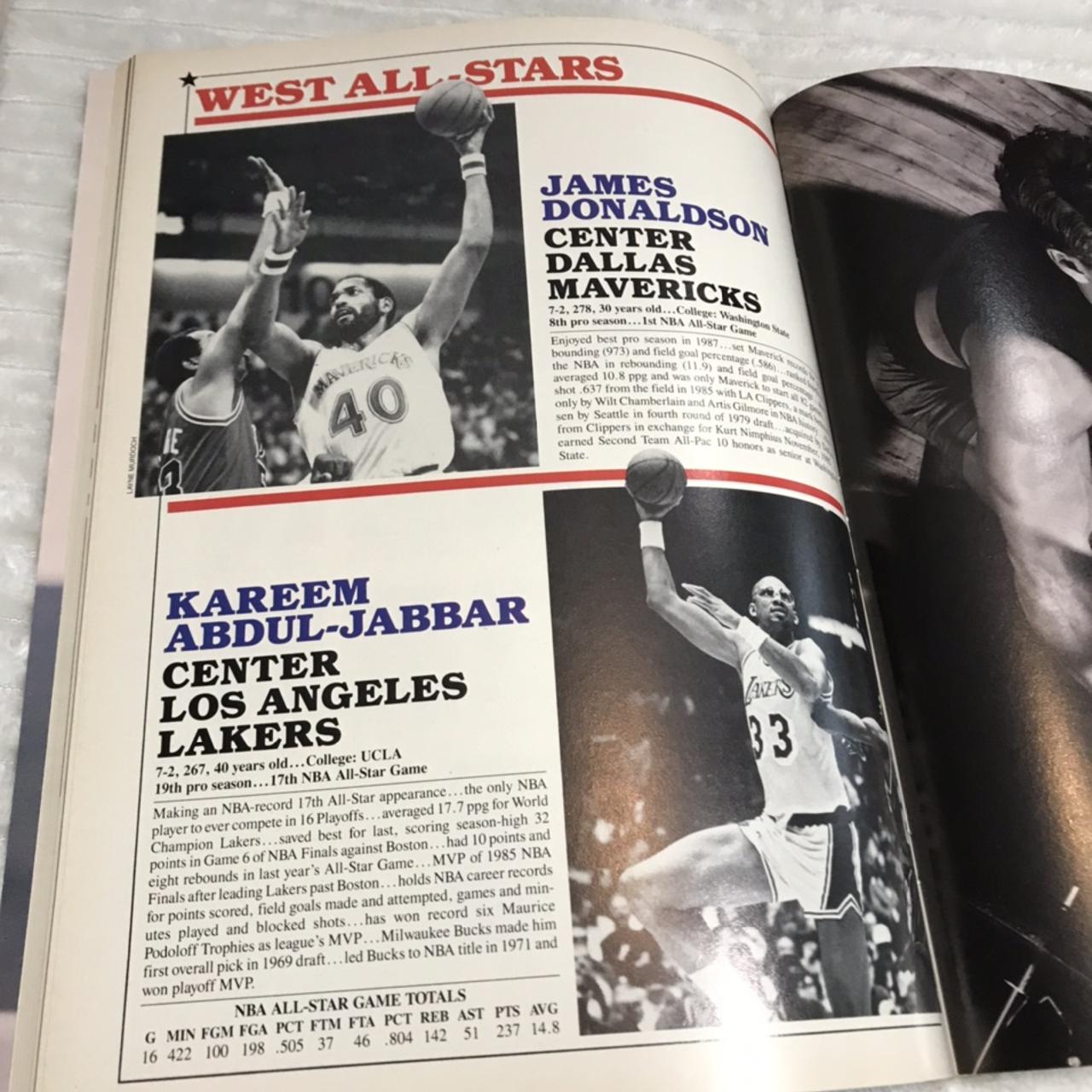 #vintage 1988 nba chicago all star game magazine... - Depop