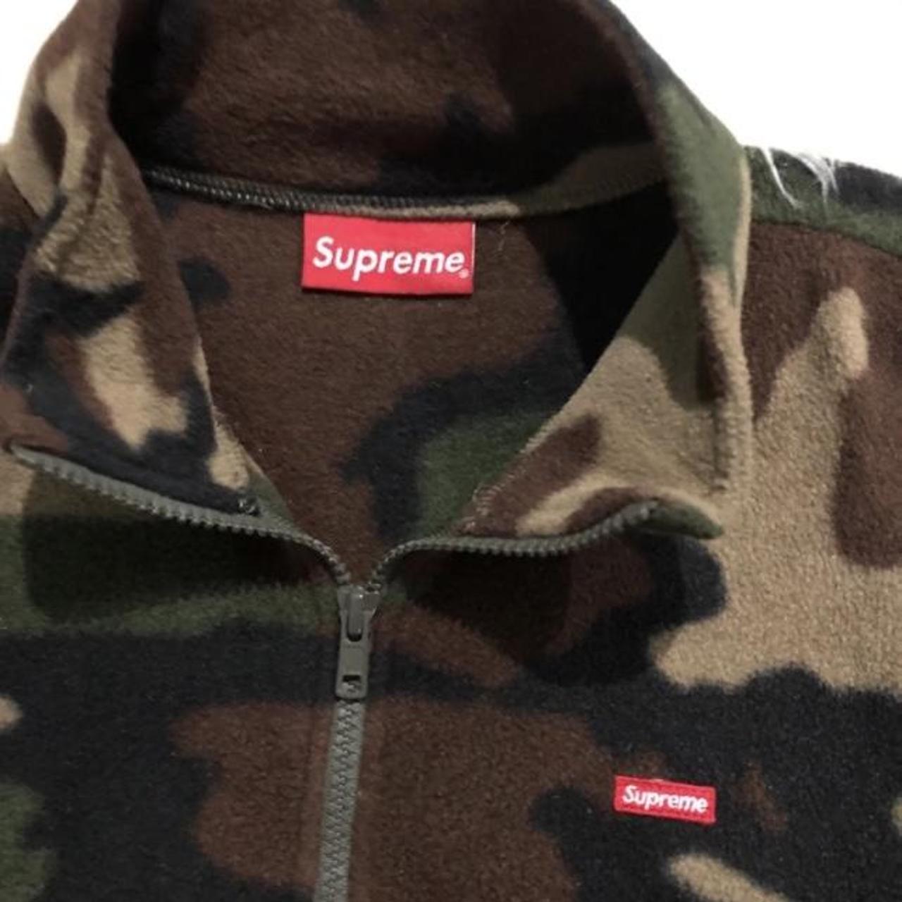 Supreme camo mid zip up Supreme camo mid zip... - Depop