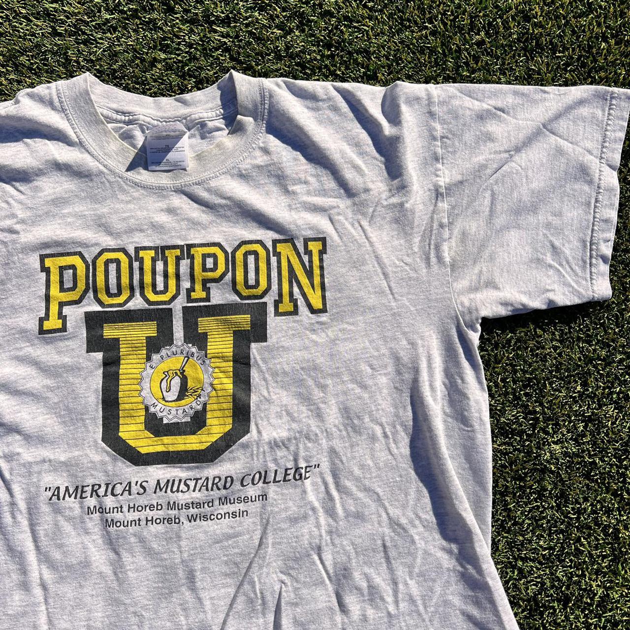 Vintage late 90s Poupon University Mustard... - Depop