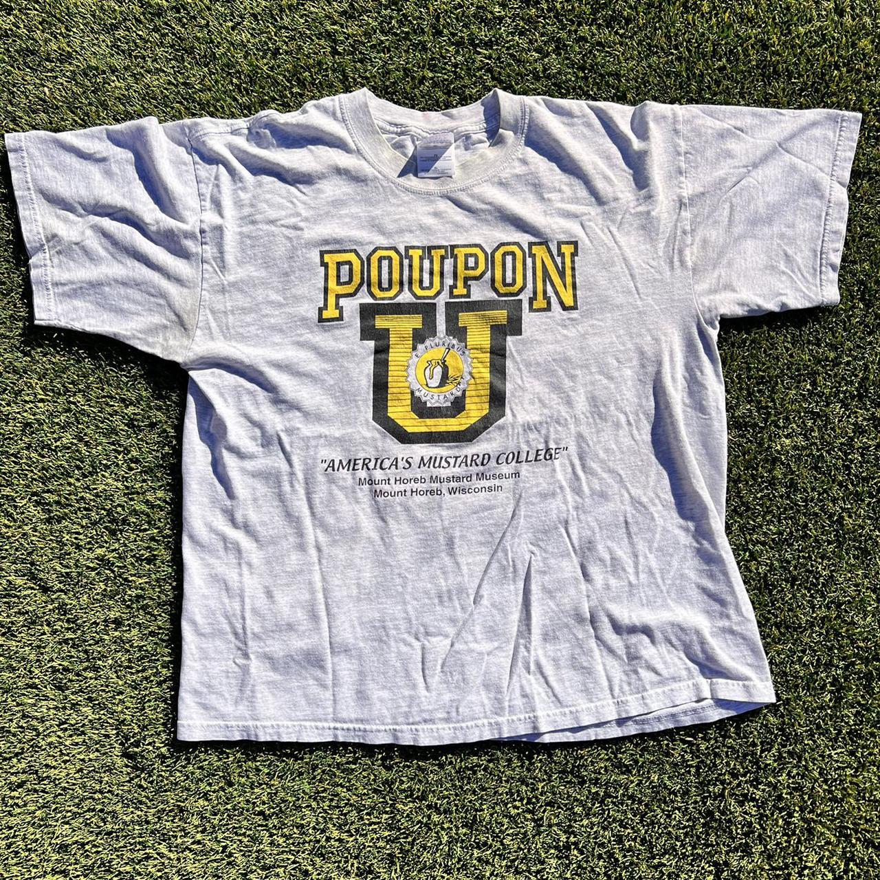 Vintage late 90s Poupon University Mustard... - Depop