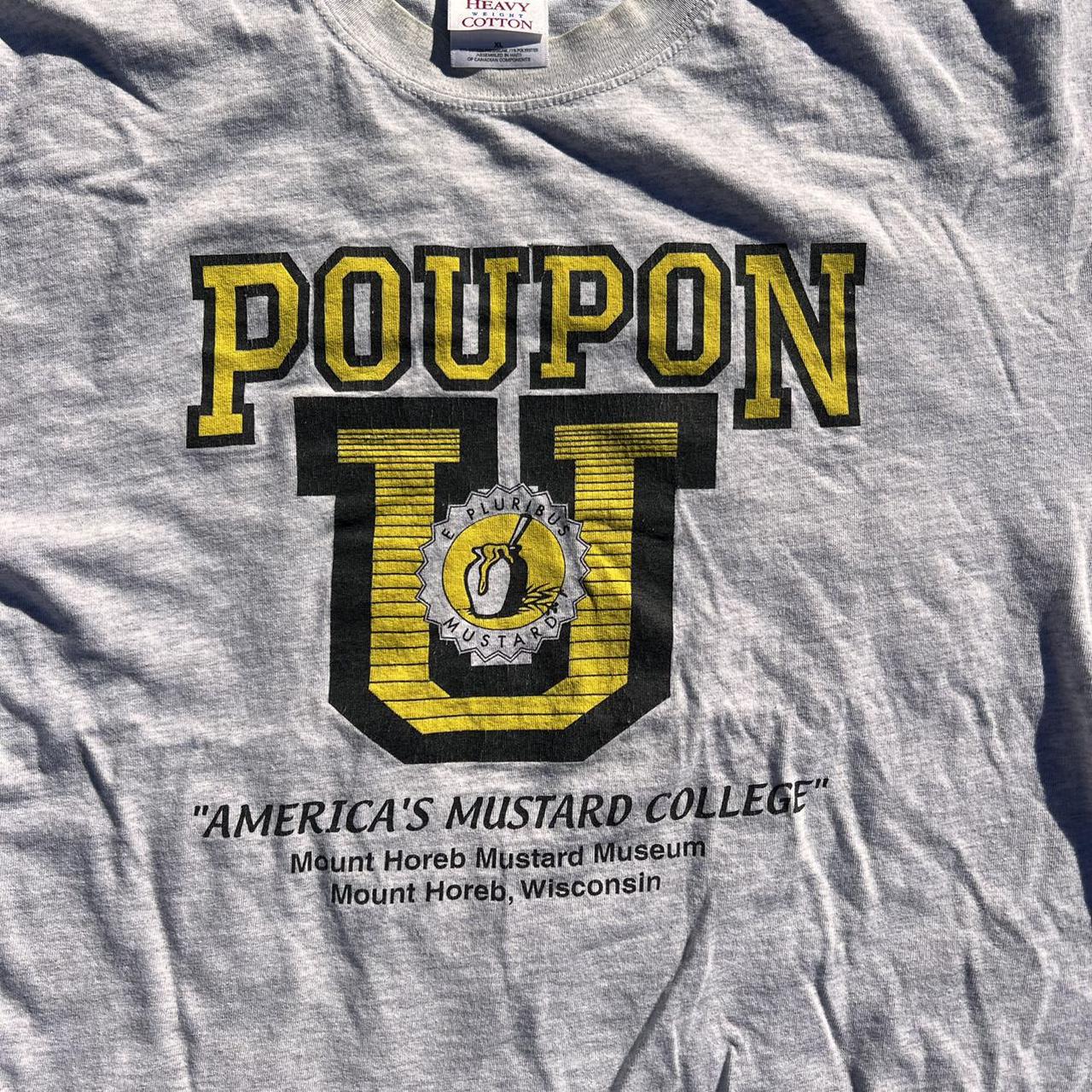 Vintage late 90s Poupon University Mustard... - Depop