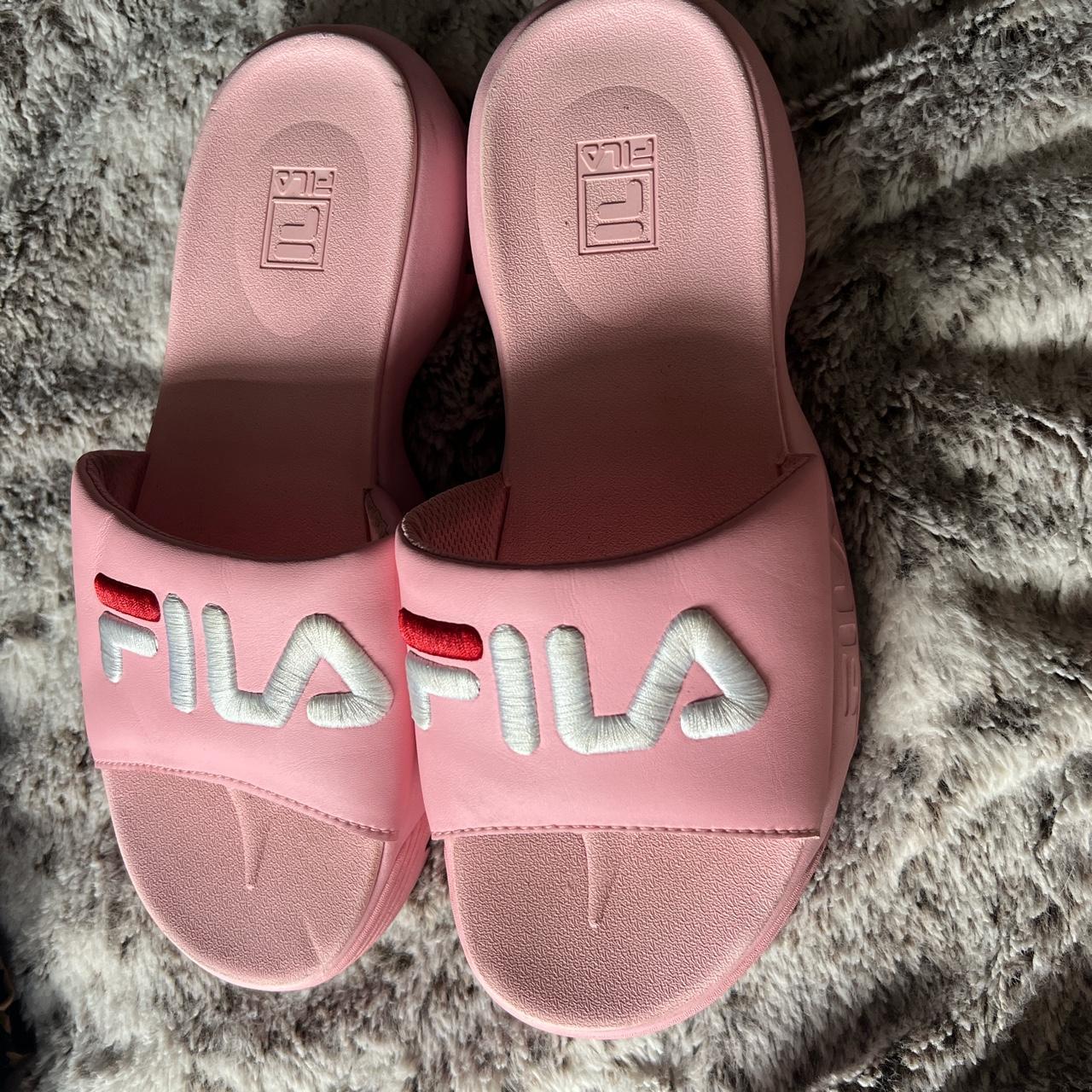 Fila disruptor bold women slide Retail- $55 - Depop