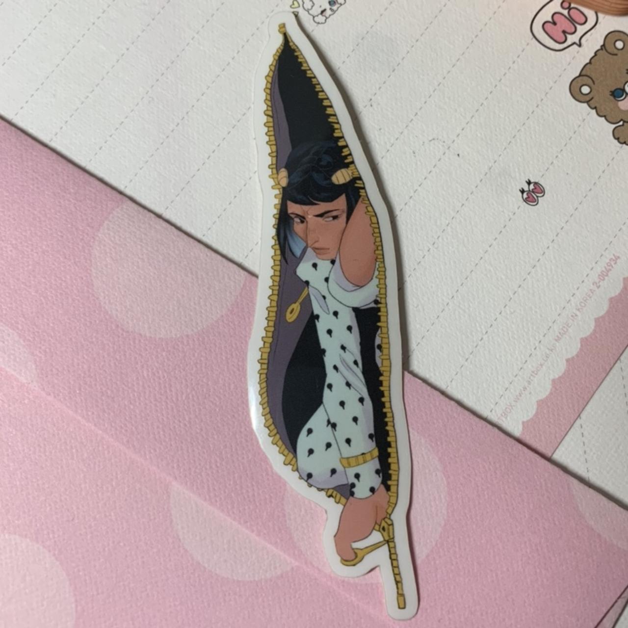 Clear Bruno bucciarati sticker #jjba... - Depop