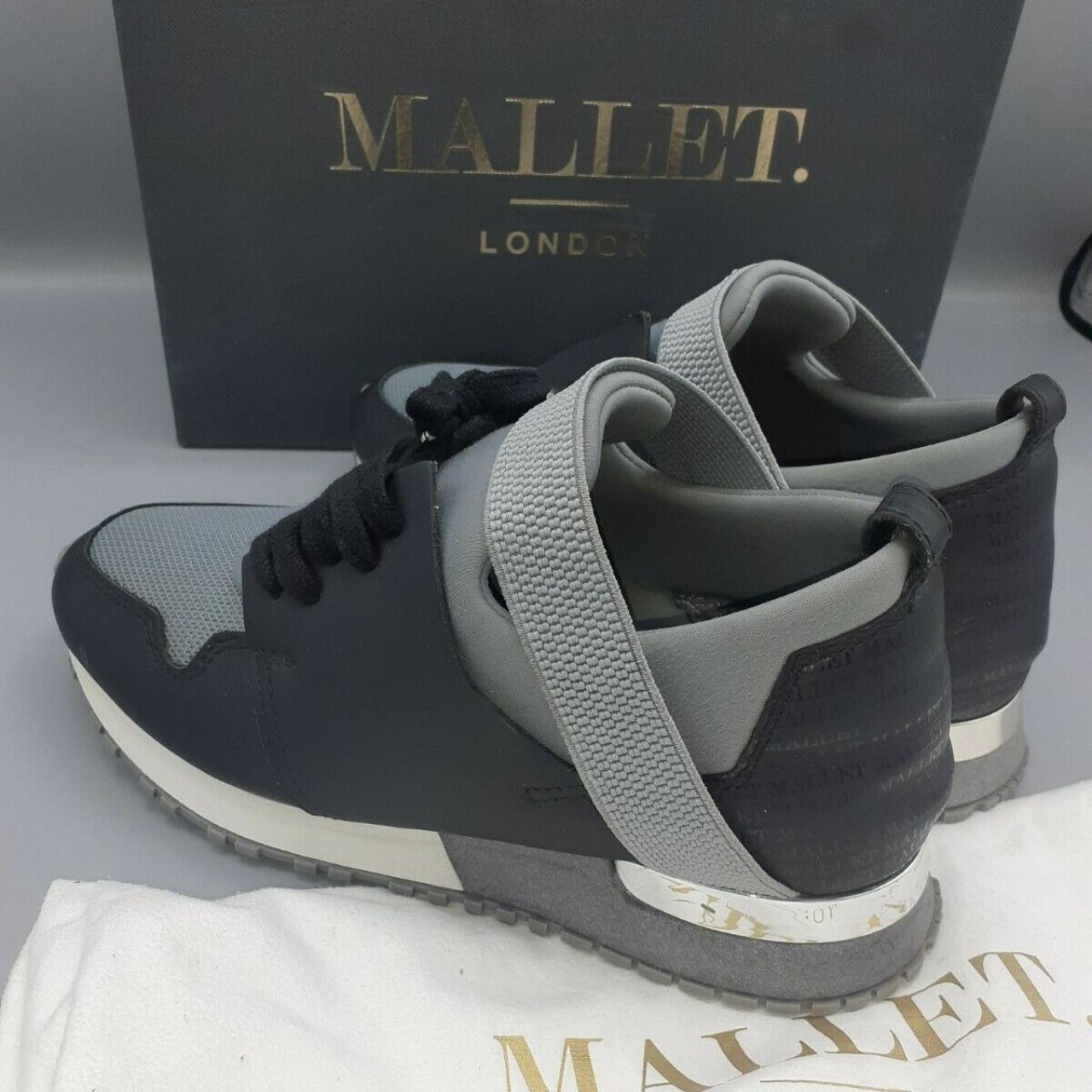 Size UK 5 EU 38 MALLET Trainers Two-Tone Grey with... - Depop