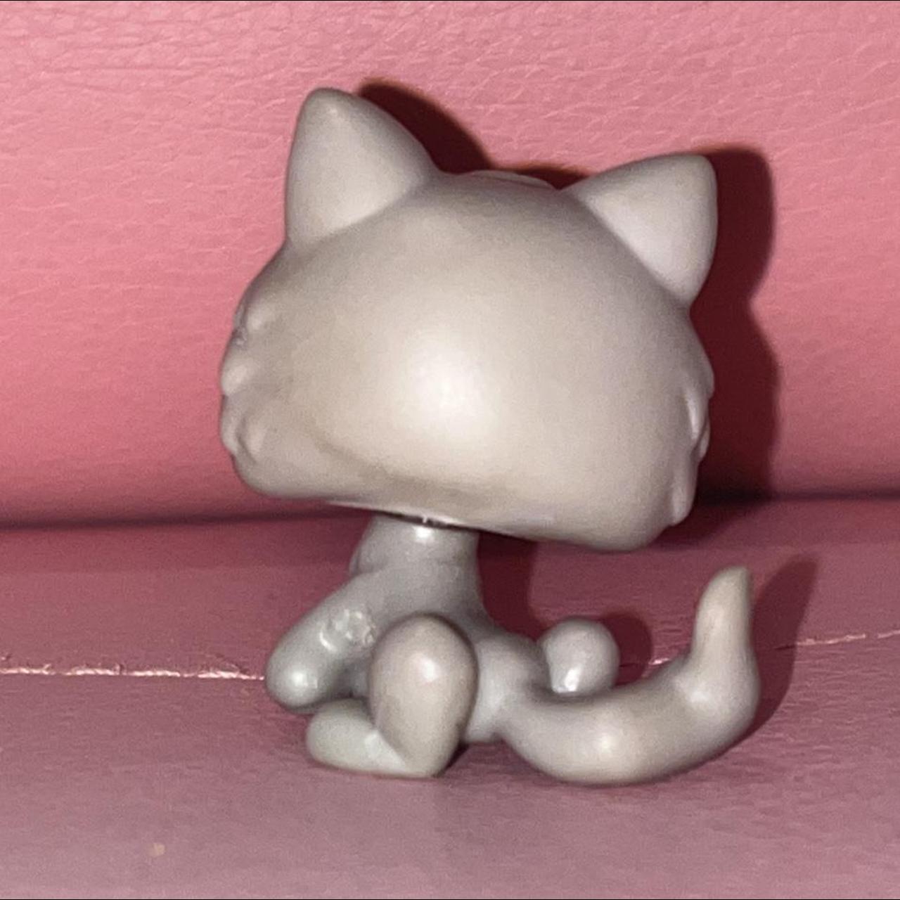 Lps littlest pet shop authentic grey kitten... - Depop