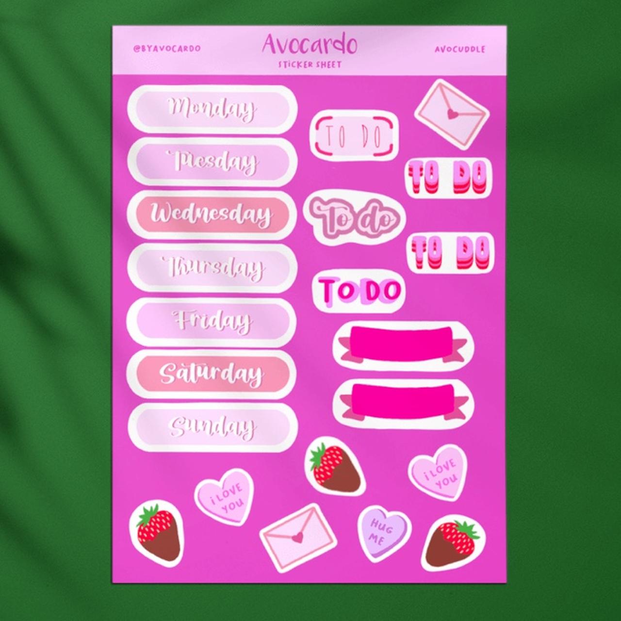 Sticker Sheet - Bullet Journal Stickers - Planner... - Depop