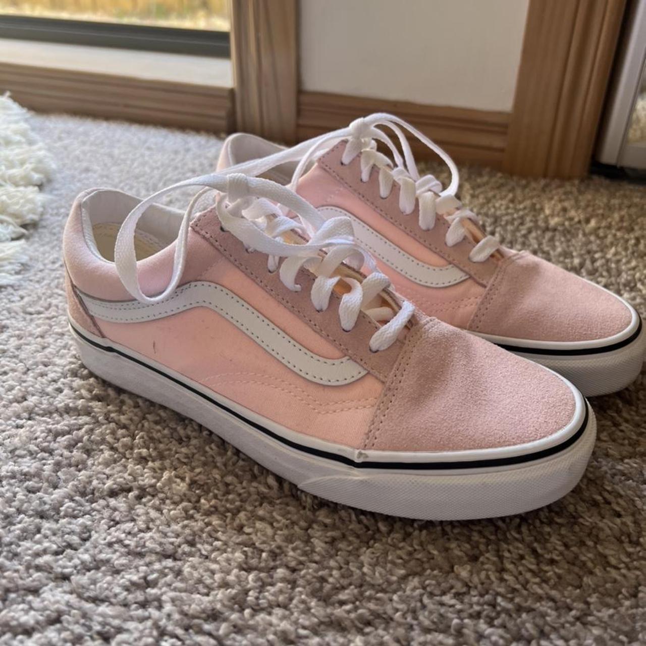 🌺 Pink Old Skool Vans size AU 7.5/UK 5 🌺 in brand... - Depop