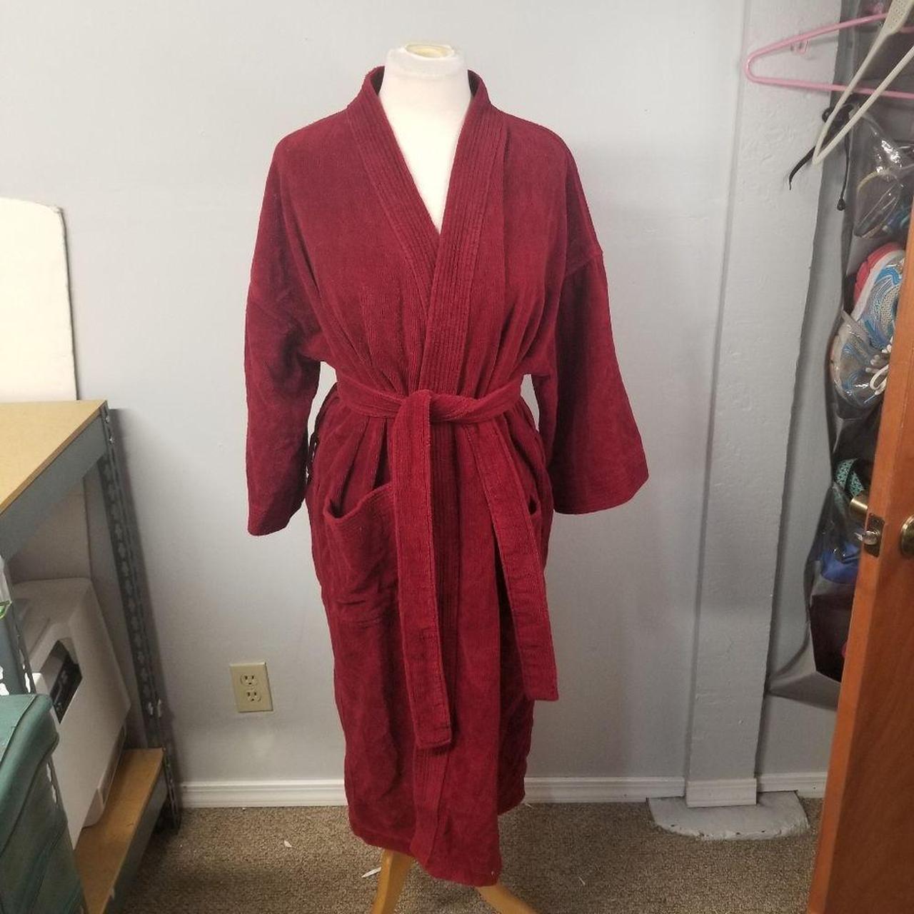 Reclaimed Vintage Women's Red Robe | Depop