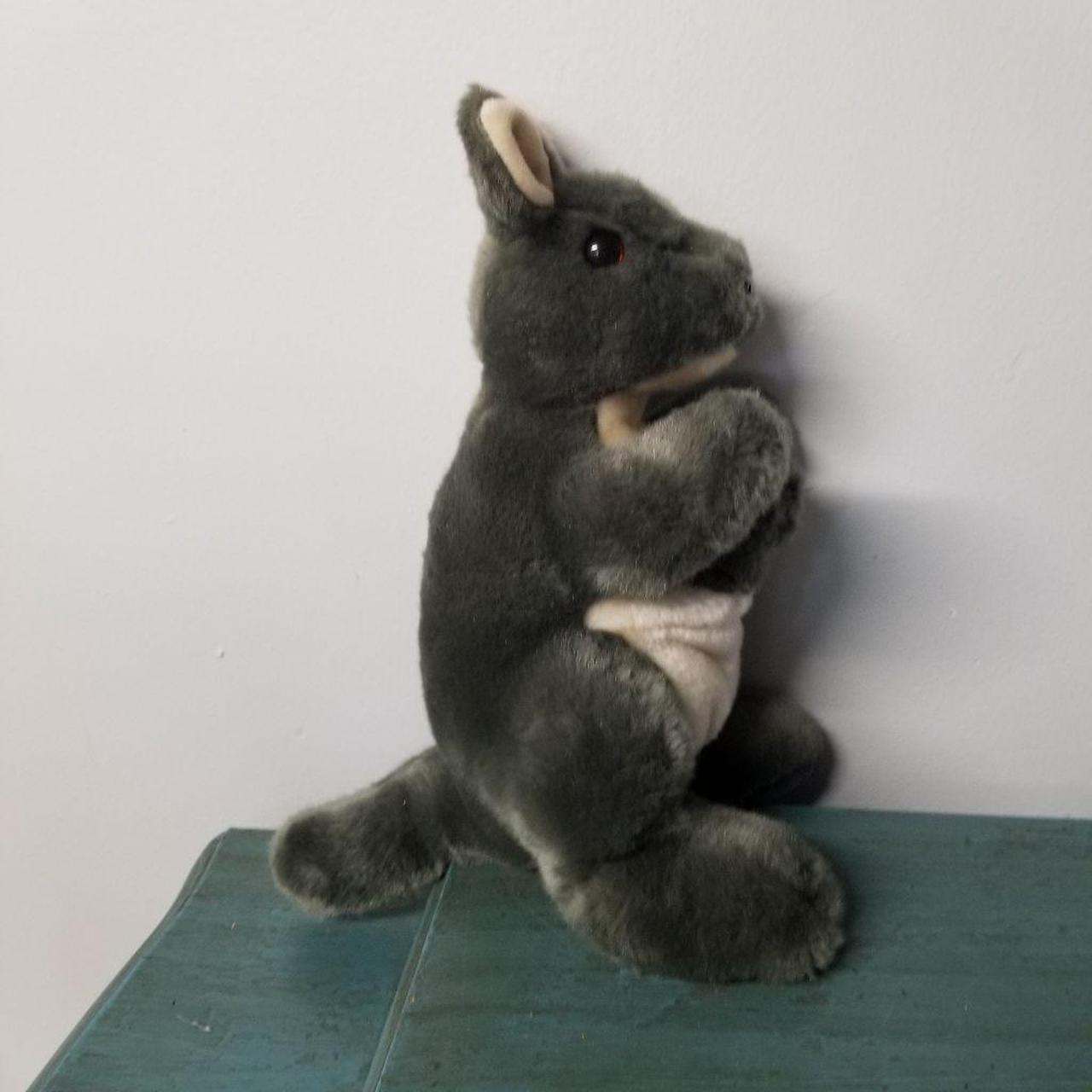 Kangaroo stuffy plush stuff animal with baby... - Depop