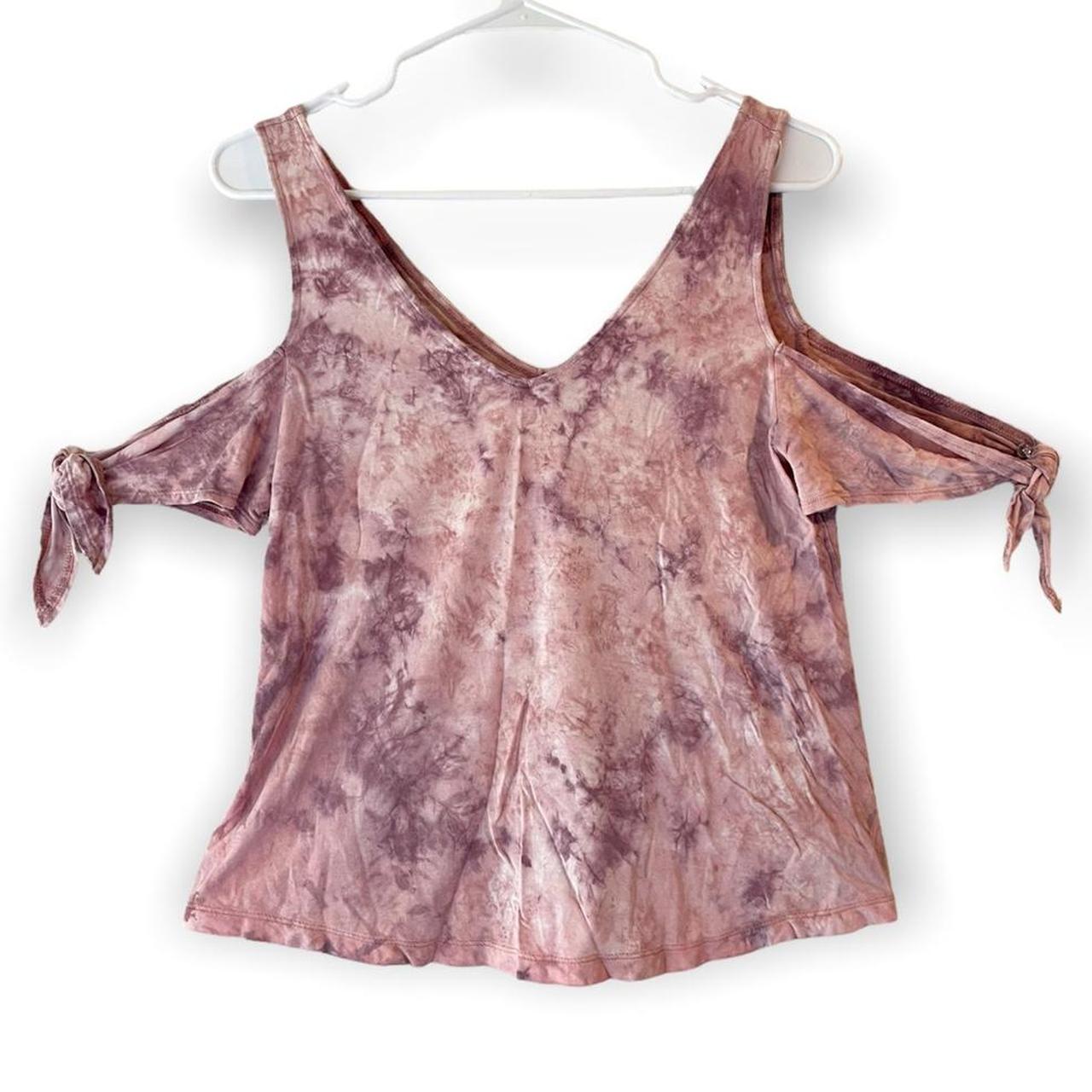 American Eagle Soft and Sexy Tie Dye blouse off the... - Depop