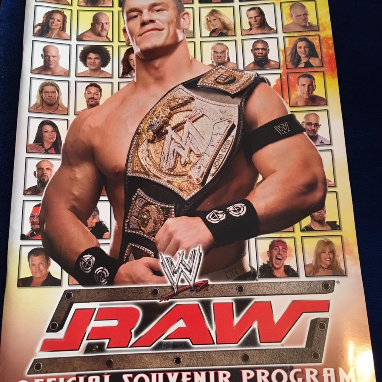 WWE authentic official souvenir program... - Depop