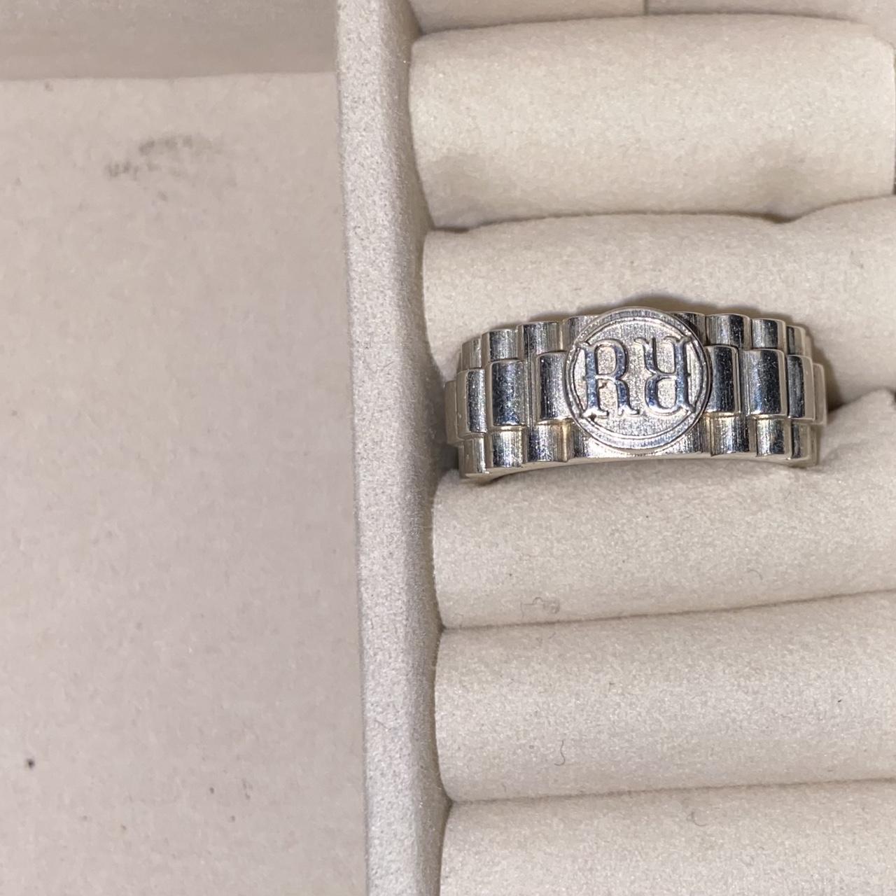 Ravani Berlin ,,RR“ Ring 925er Silber Unten... - Depop