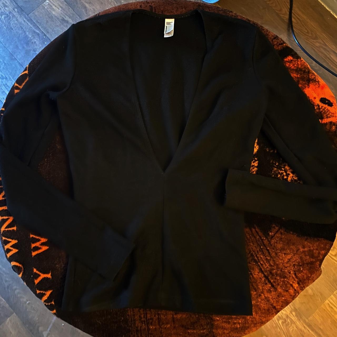 American Apparel Womens Black Shirt Depop