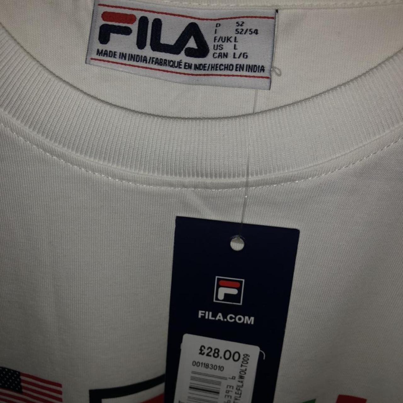 Fila sport t shirt size large never worn labels... - Depop