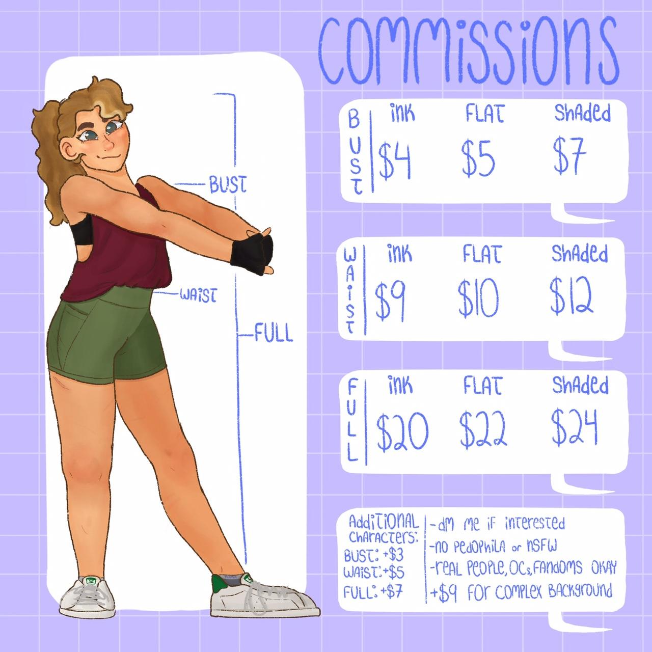 COMMISSIONS OPEN! Please message before buying!... - Depop