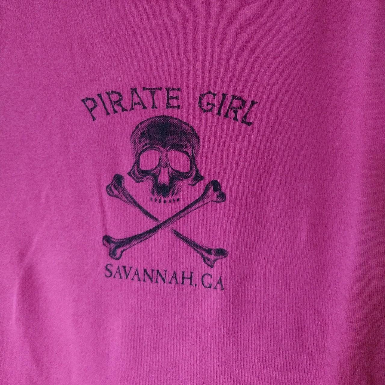Adorable hot pink "pirate girl" baby tee Brand: Bay... - Depop
