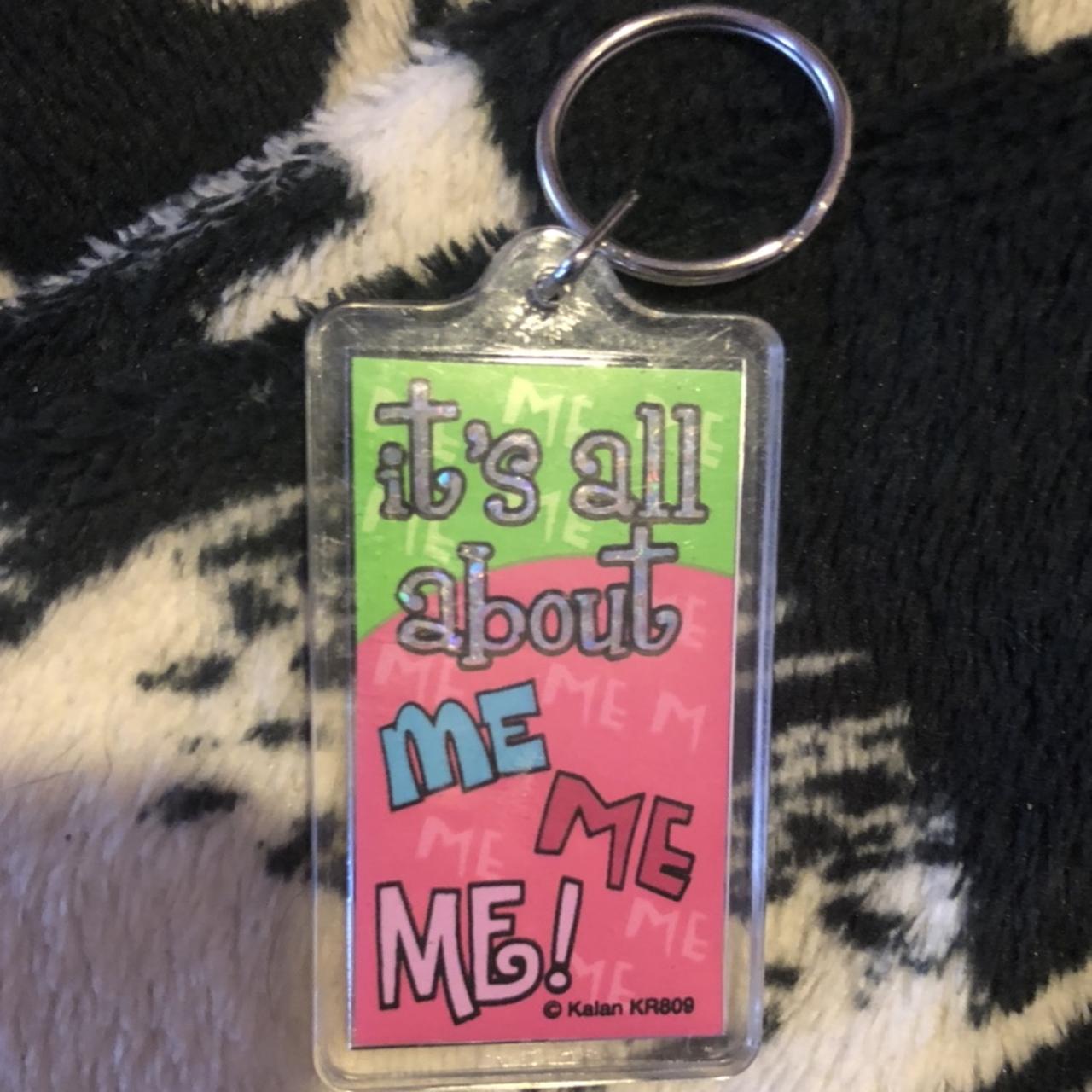 It’s all about me key chain. It’s the same front... | Depop