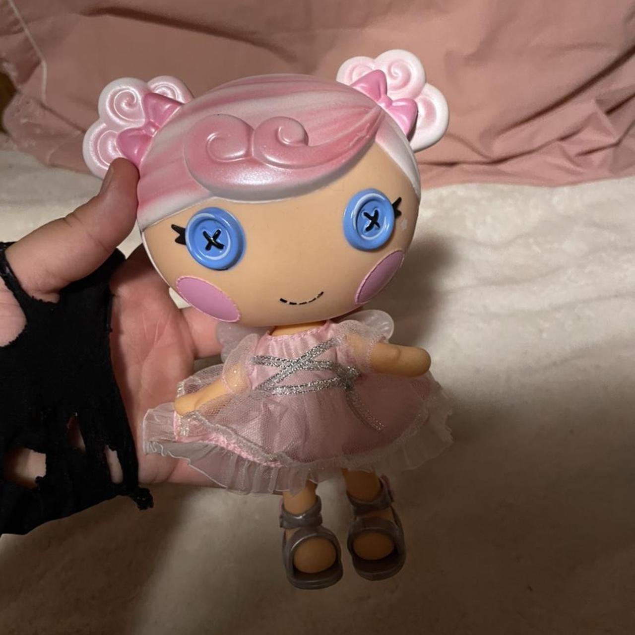 Adorable pastel pink lalaloopsie mini doll with her... - Depop
