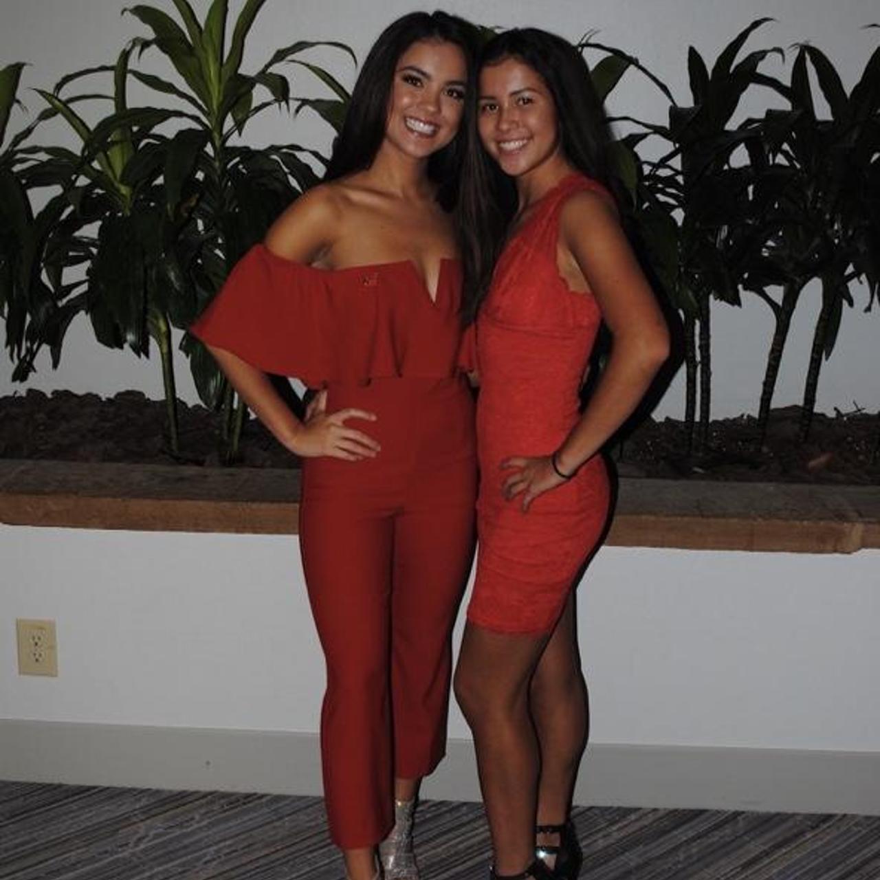 Leith Women's Red and Burgundy Jumpsuit | Depop