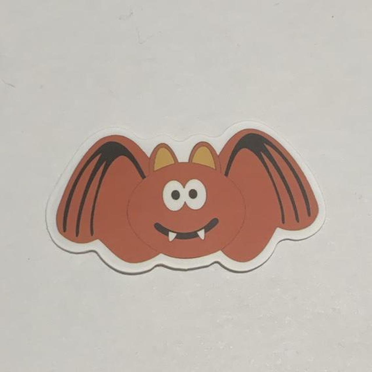 Halloween spooky bat Sticker •bat Sticker... - Depop