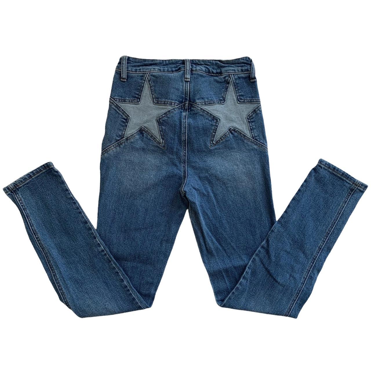 Fashion Nova Star Skinny Jeans Medium Wash. These... - Depop