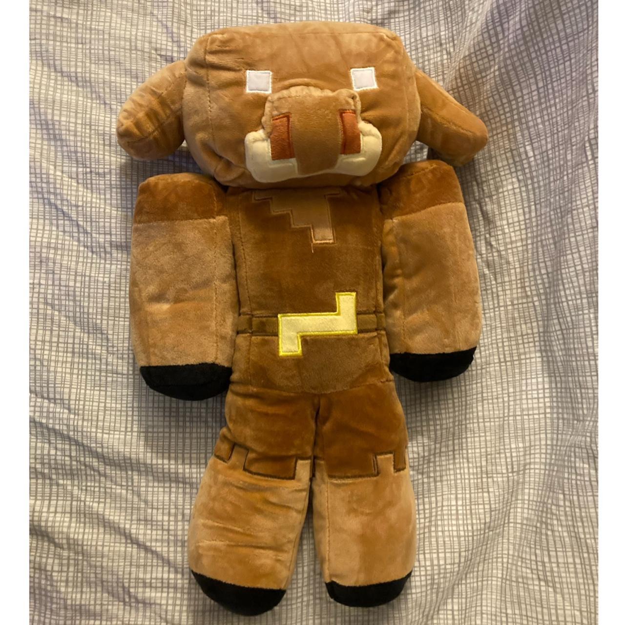 Large Minecraft Piglin Pillow Buddy BNWT 17 inches... - Depop