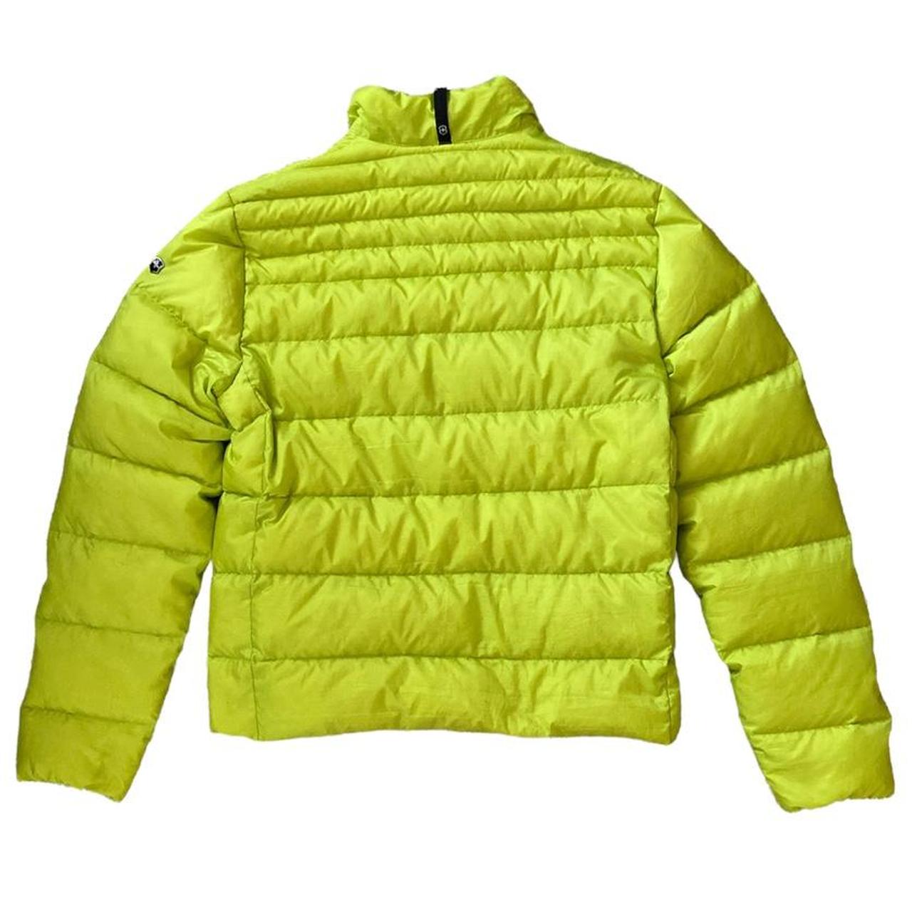 women’s green light puffer coat 🍏 very light, 100%... - Depop