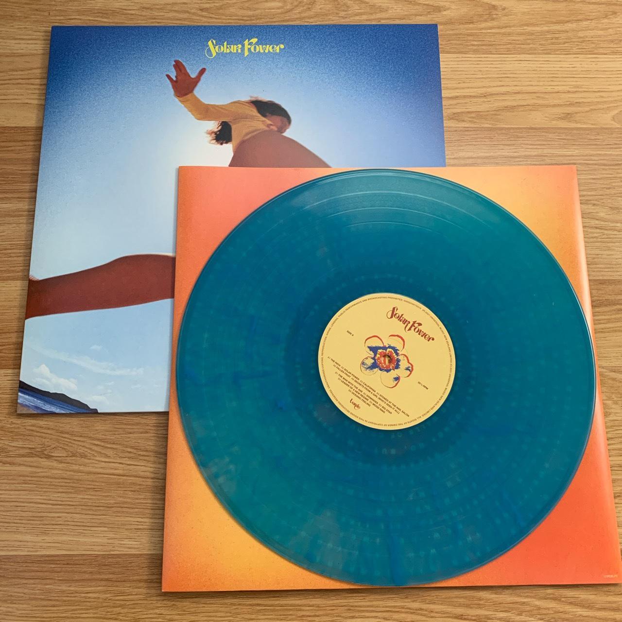 Lorde Solar Power vinyl - marble blue... | Depop