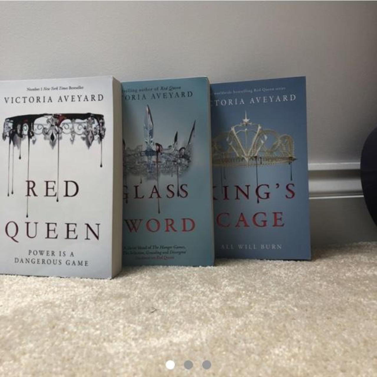 RED QUEEN BOOKS 1-3!! 1st book in good condition... - Depop