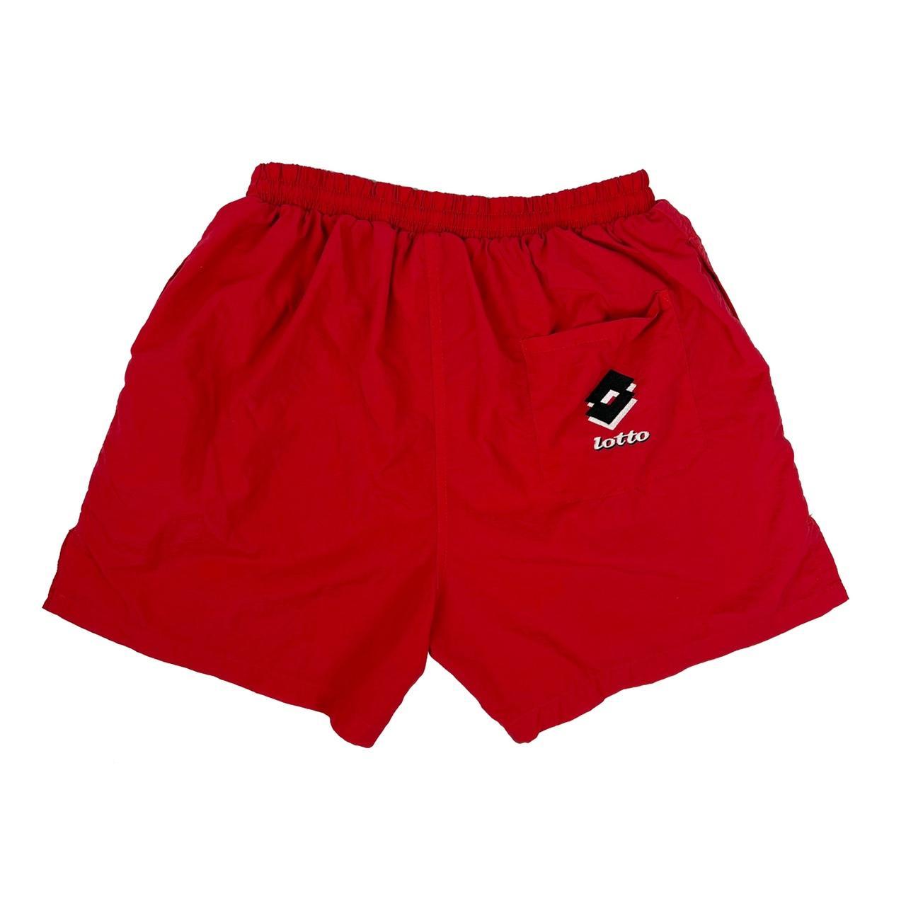 Vintage 90s Lotto embroidered swim trunks Men’s... - Depop