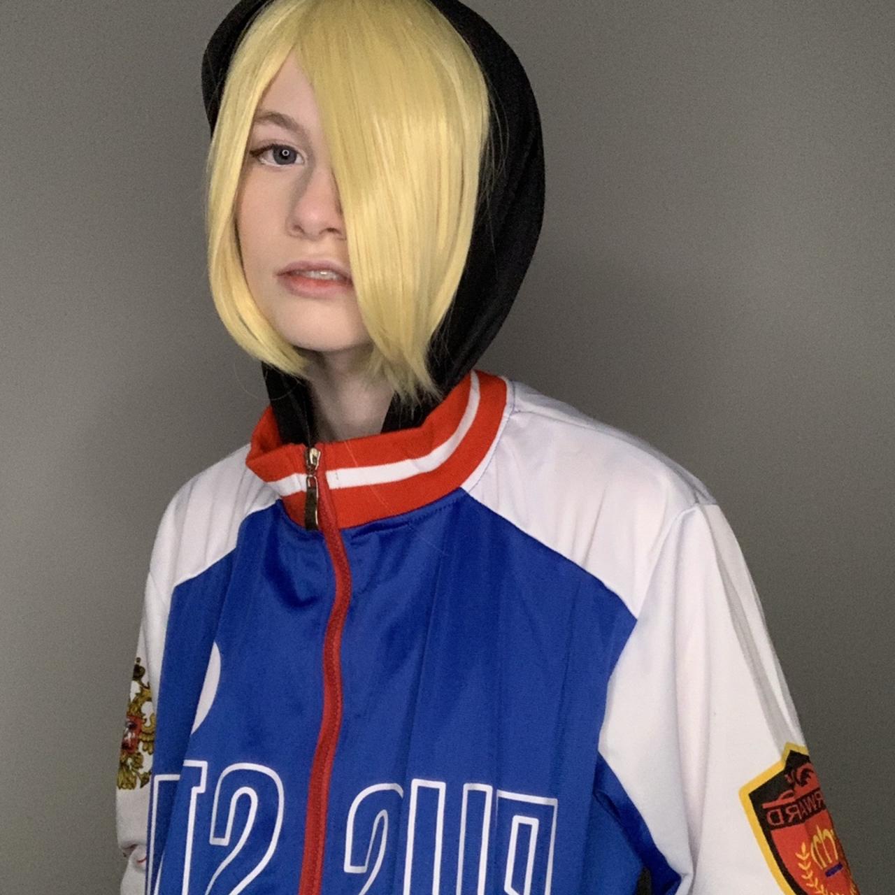 yurio/yuri plisetsky cosplay costume jacket worn... - Depop