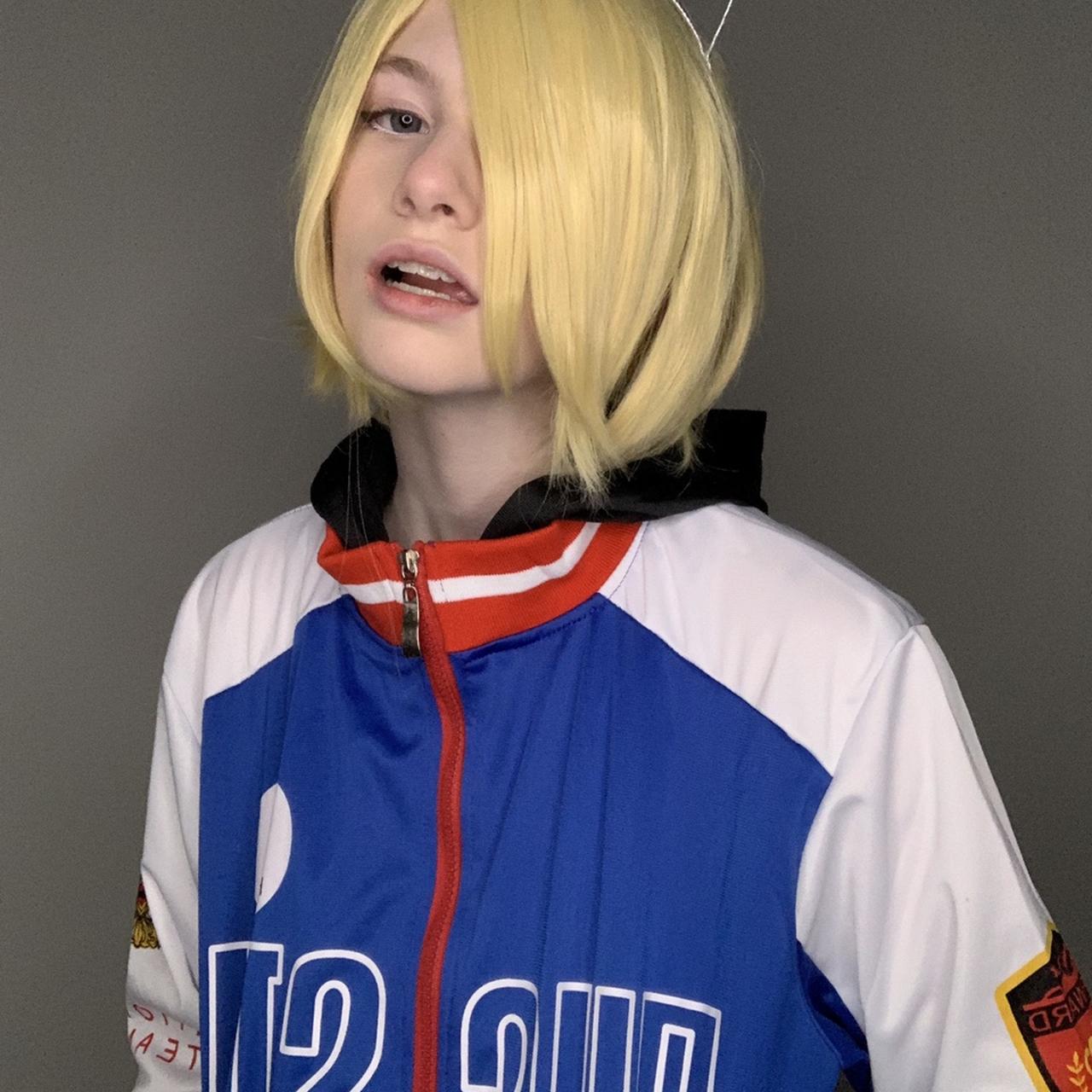 yurio/yuri plisetsky cosplay costume jacket worn... - Depop