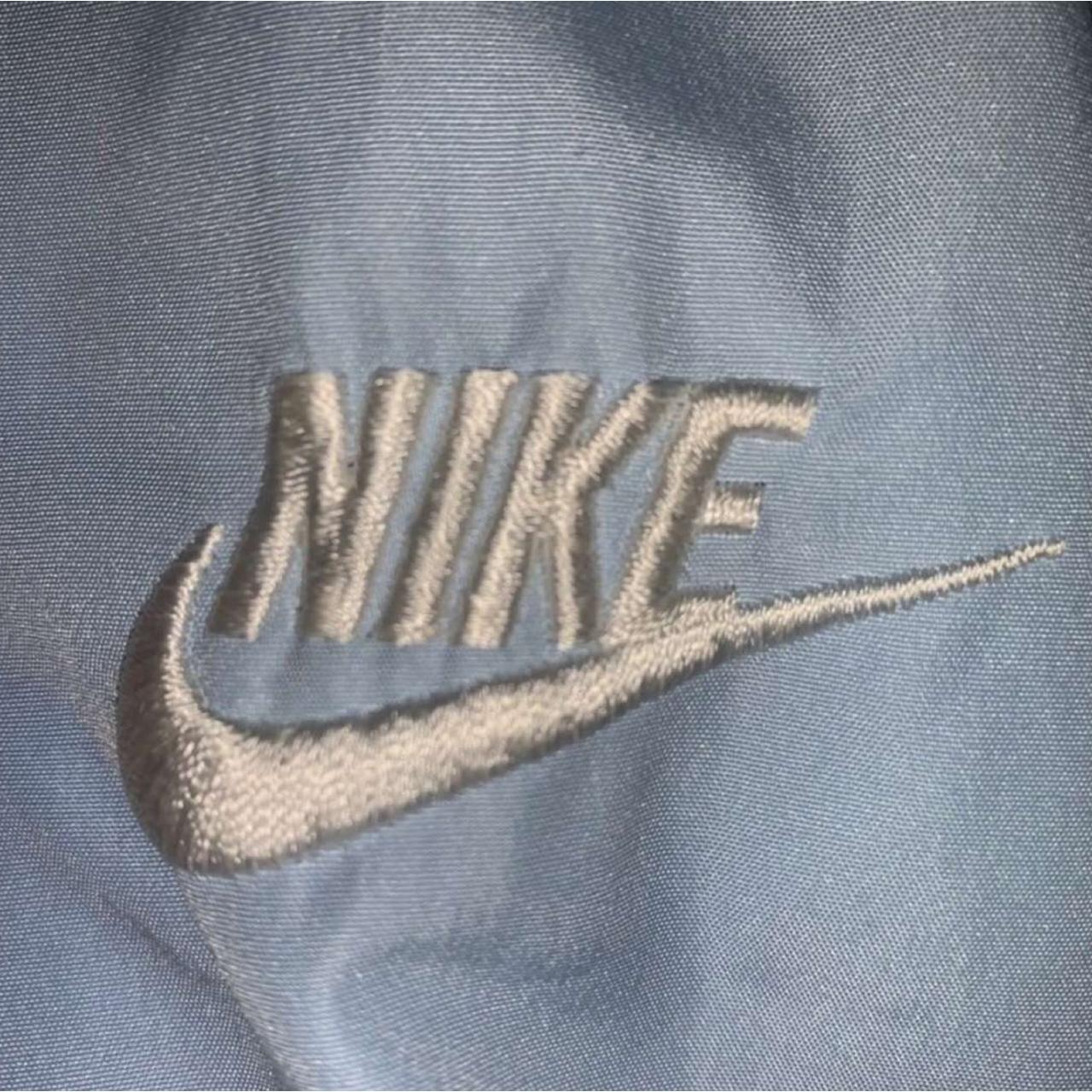 Kids large blue nike jacket! - Depop